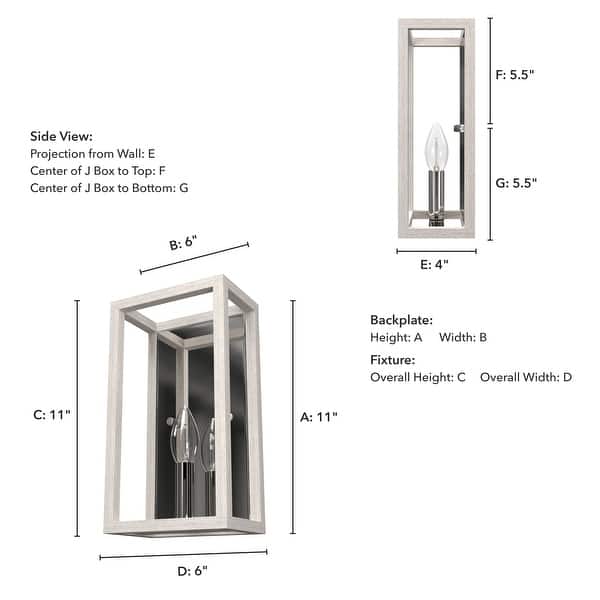 Hunter Squire Manor 6 Sconce Squire Manor 11" Tall Bathroom Sconce - Bed Bath & Beyond - 38065254